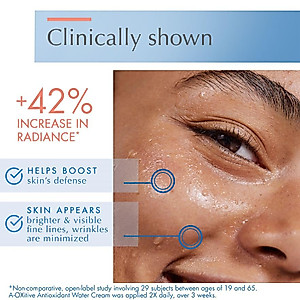 Avene A-Oxitive Antioxidant Water Cream, Vitamin C & E, Hyaluronic Acid, Free Radical Protection, 1 Oz