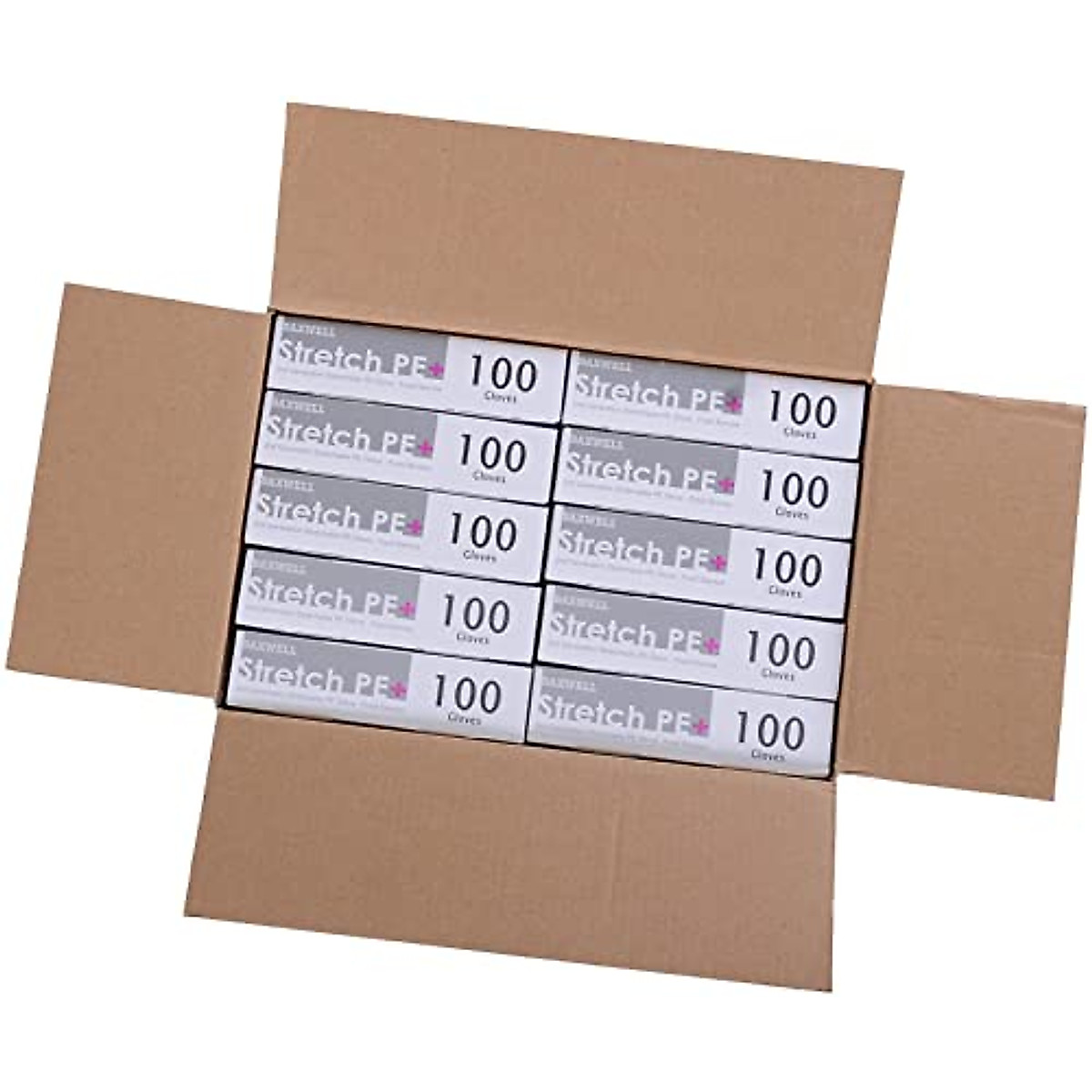 Daxwell Food Safe Stretch Poly Gloves (Small, 1,000 Count) Non-Latex, Disposable, Food Handling Use, Powder Free, F10000225,White