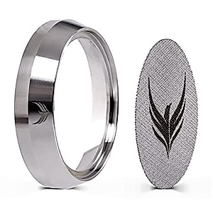 51mm Espresso Dosing Funnel and Puck Screen Set KNODOS Coffee Dosing Ring and Filter for Portafilters Compatible with 51mm Portafilter Basket Premium Espresso Machine Accessories