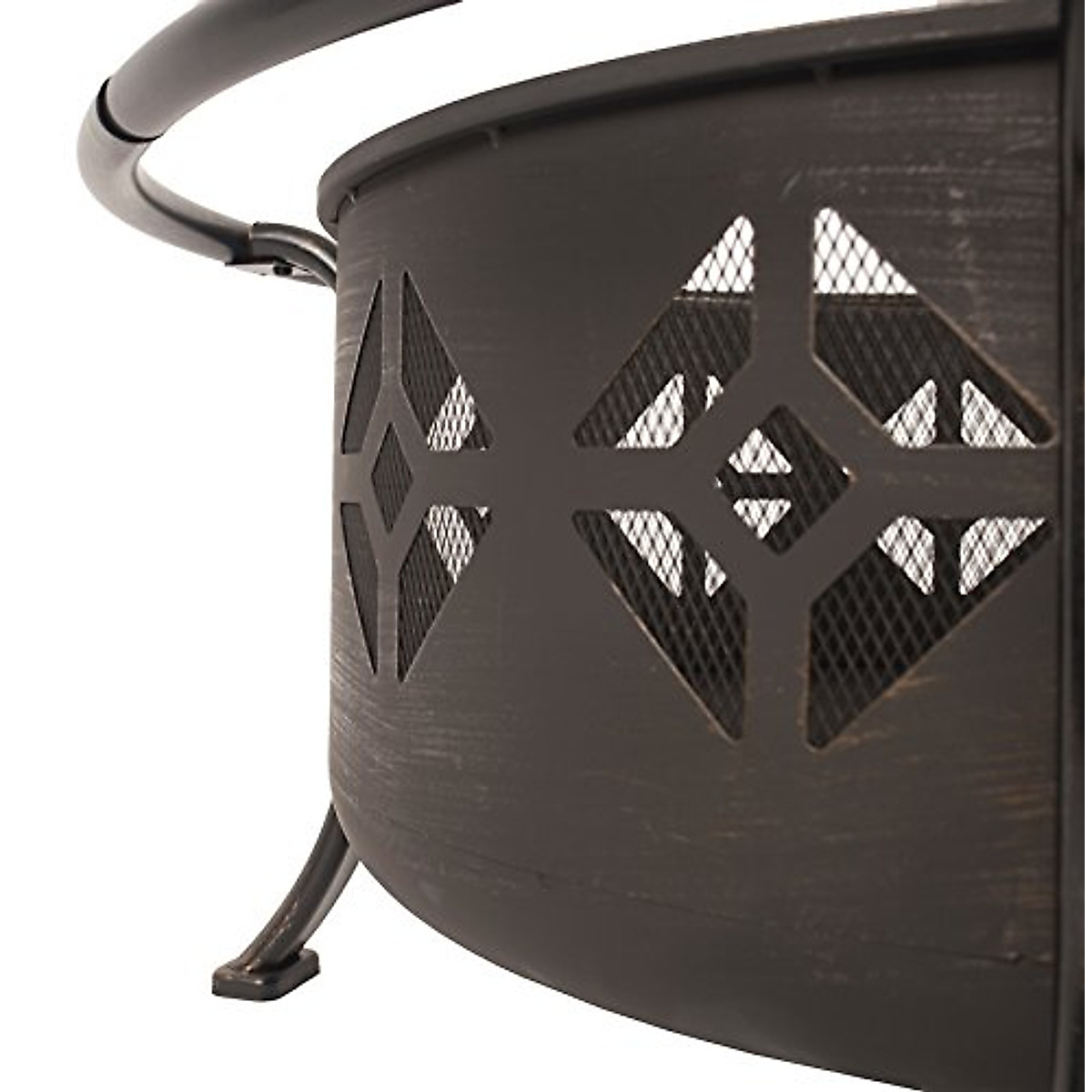 Pleasant Hearth Sunderland Deep Round Bowl Fire Pit, 36-Inch