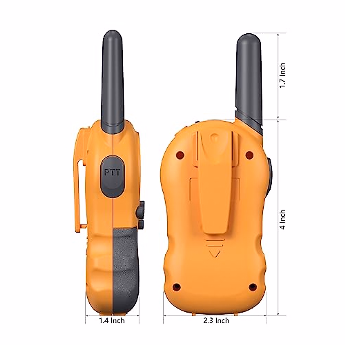 FOREDOM FD688 Rechargeable Walkie Talkies for Kids Long Range with Flashlight, 2 Pack