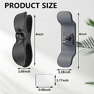 SAIGHT 6 PCS Cord Organizer for Kitchen Appliances, Holder 2 Kinds of Style, Upgraded Keeper, Wrapper Stick Firmly on Appliances Mixer, Coffee Maker, Pressure Cooker, Air Fryer & Other