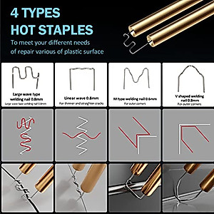 Biitfuu Plastic Welder Machine Plastic 220V Hot Staple EU Plug Plastic Welder Machine (US Plug 110V)