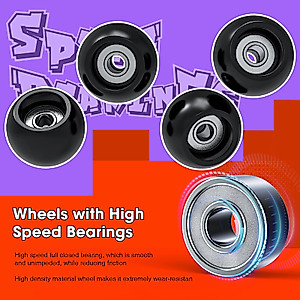 Dizywiee Finger Skateboard, Wooden FingerboardsToy with Bearing Wheel, Mini Skateboard, Birthday Gift for Boys and Girls, Size 30mm x 100mm