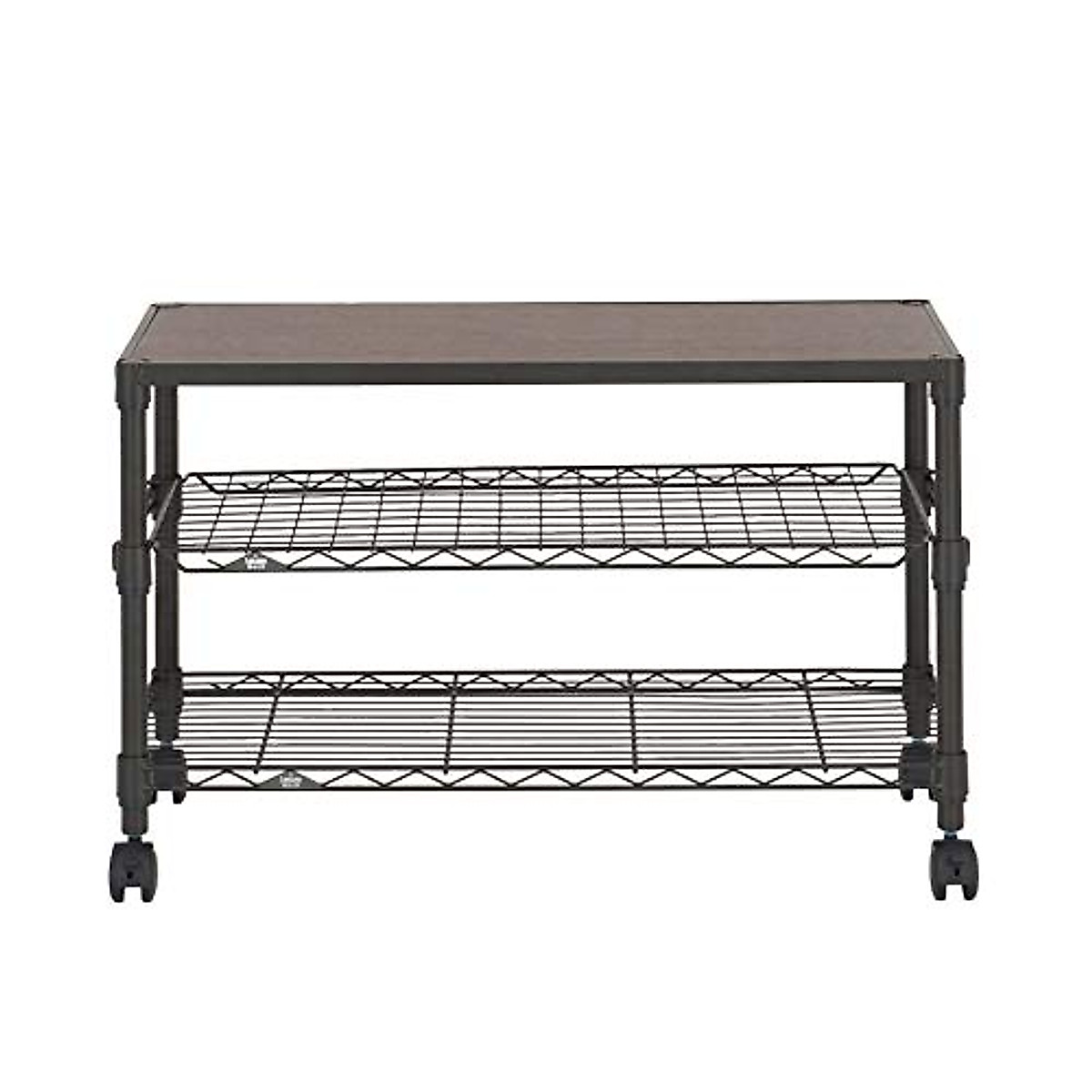 Doshisha NO8052-3 Luminous Steel Rack, Black, TV Stand, Width 31.5 inches (80 cm), Noir Series Storage Shelf