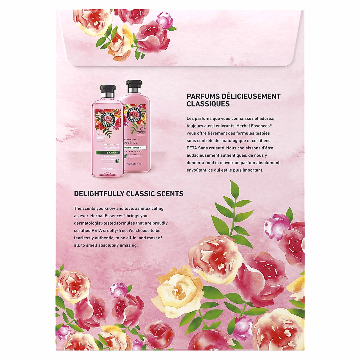 Herbal Essences Smooth Shampoo & Conditioner, (2) 13.5 Fl Oz Bottles, 1.82 Fl Oz