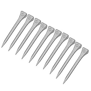 Horseshoe Nails, E6 250PCS Firmly Horse Tool Horse Hoof Nail with Good Elasticity Steel Hoof Peg Securing Accessory for Horse Training Equestrian Sports