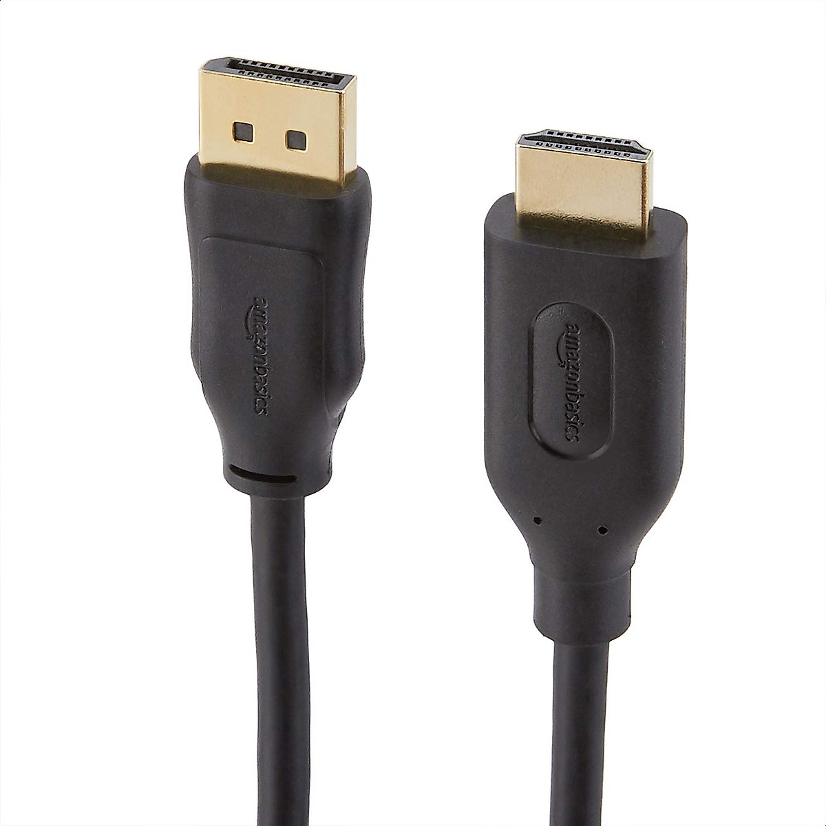 AmazonBasics Uni-Directional DisplayPort to HDMI Display Cable - 6 Feet & DisplayPort to DisplayPort HD Display Cable - 6 Feet