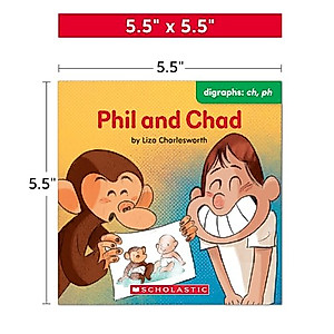Scholastic Laugh-A-Lot Phonics: Blends & Digraphs (Parent Pack) Boxed Set, Paperback, 12 per Pack (SC-736582)