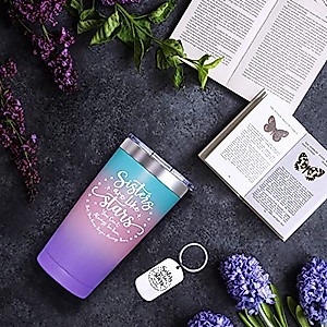 SpenMeta Sisters Gifts from Sister - Unique Gifts for Sister, Funny Sister Birthday Gifts from Sister, Little Sister, Big Sister Present Ideas Christmas Graduation Gift - Cup Tumbler