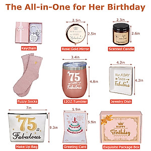 75th Birthday Gifts For Women, Happy 75th Birthday Gifts For Her Best Friend Mom Sister Wife Turning 75, Gift For 75 Year Old Woman Birthday Unique, Funny Birthday Gift Box Ideas