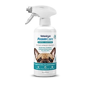 Vetericyn All-in 1 Multifunctional Dog Supplement and FoamCare Spray-On Plant-Based Dog Shampoo and Conditioner