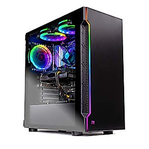 Skytech Shadow Gaming Computer PC Desktop – Intel Core i5 9400F 2.9GHz, GTX 1660 6G, 500GB SSD, 8GB DDR4 3000MHz, RGB Fans, Windows 10 Home 64-bit, 802.11AC Wi-Fi