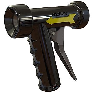 ARCHON Industries RTB16-SB Mini Rear-Trigger Spray Nozzle, Stainless, Black Cover, 5 gal