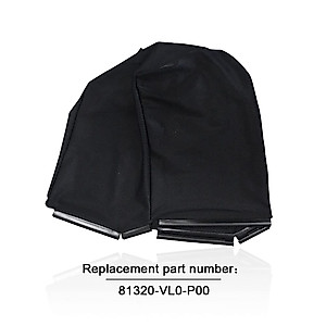 Braveboy 81320-VL0-P00 Lawn Mower Grass Bag, Compatible with H-onda, for HRR Series Mower HRR216K8 HRR216K9 HRR216K10 HRR216K11 - (Without Grass Catcher Frame)