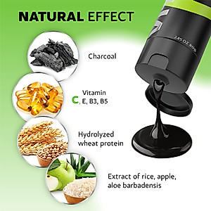 Peel Off Face Mask Charcoal Organic Bamboo with Vitamin C Blackhead Remover Mask, Activated Charcoal Face Mask Skincare Dark Spot Remover for Men and Women, Blackhead Extractor Acne Mask 2.7 oz 80 g