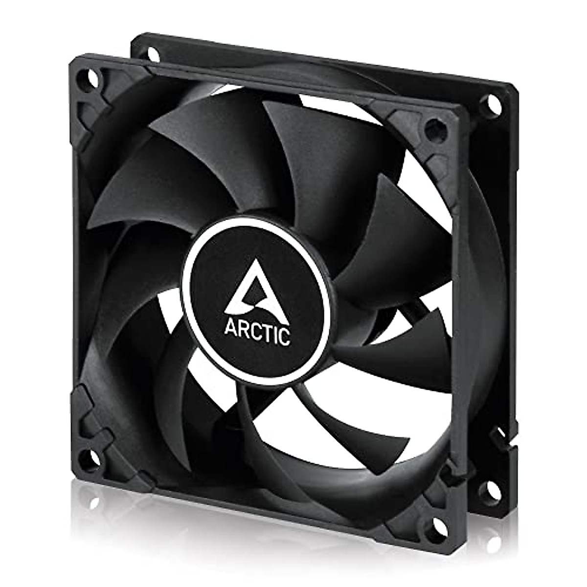 ARCTIC F8 PWM - 80 mm PWM Case Fan, PWM-Signal regulates Fan Speed, Quiet Motor, Computer, Fan Speed: 300-2000 RPM - Black