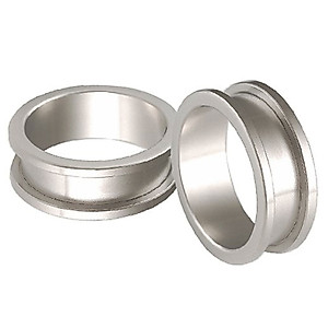 bodyjewellery 15/16 gauge 24mm Surgical Steel Flesh Tunnels Ear Plugs AFUT Ear Stretching 2Pcs