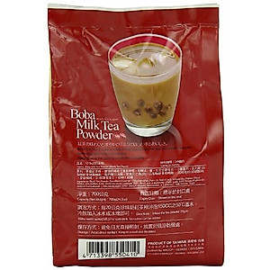 Greenmax Boba Milk Tea Powder, Black Tea, 24.5 Ounce