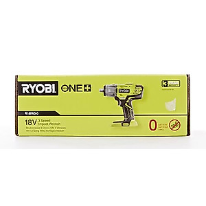 RYOBI R18IW3-0 18V ONE+ Cordless 3-Speed Impact Wrench (Body Only)