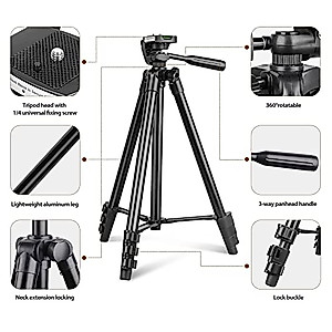 Upgraded 10” Ring Light with Stand and Phone Holder, Dimmable Led Phone Ringlight for Photography/Selfie/Video Recording/Makeup/Live Stream, Compatible with Phones, Webcams and Cameras