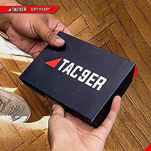 TAC9ER 22-in-1 Credit Card Multitool For Men | Metal Survival Card | Credit Card Knife Wallet Tool | TSA Approved Multitool | Bottle Opener Card