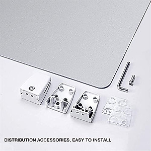 Office Desk Bezel Desk Partition Acrylic Screen Board Desktop Partition Board Exam Bezel Mobile Screen Clip (Size : 60 * 40cm)