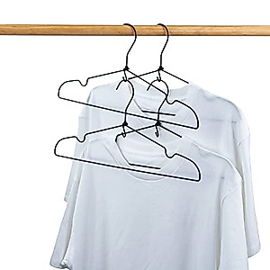 Koobay Clothes Hanger Connector Hooks, 36PCS, Clothes Hanger Organizer Mini Space Saver Hangers Clothes Hanger Extender Cascading Connection Hooks for Wooden/Velvet/Metal/Plastic Hangers (Black)