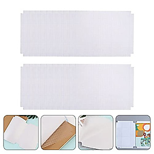 Cabilock 20Pcs Book Cover Plastic Clear Textbook Wrap Protector Self Adhesive Bookcover Adhesive Liner to Cover Books Textbook Wraps Waterproof Book Cove Protector for