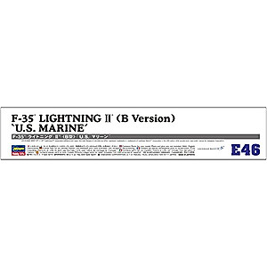 Hasegawa HAE46 F-35 Lightning II B Version US Marine Model Kit, 1:72 Scale