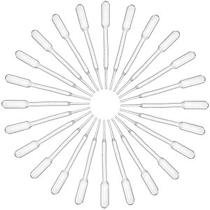 200Pcs 0.2ML Clear Disposable Plastic Transfer Pipettes, Mini Eye Droppers, Suitable for Science Laboratory, Essential Oils Pipettes Makeup Tool