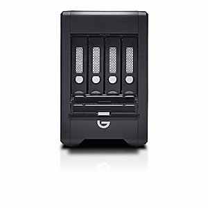 G-Technology 24TB G-Speed Shuttle Thunderbolt 3 – Transportable, 4-Bay Raid Storage Solution – 0G10072-1