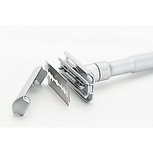 Merkur Razor Adjustable Futur Brushed Chrome Safety Razor, MK-700002 , 1 Count (Pack of 1)