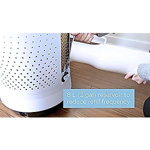 Briza Air Cooler - Evaporative Air Cooler - Swamp Cooler - Air Cooler Fan - Air Cooler for Room - Great for Livingroom, Bedroom, Office - 8 Liter Water Tank - 80° Swing Oscillation - 3 in 1 - Remote Included - 3 Speed Fan