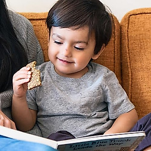 Happy Tot Organics Fiber & Protein Soft-Baked Oat Bars Organic Toddler Snack Banana & Carrot, 0.88 Ounce Bars, 5 Count Box (Pack of 6)