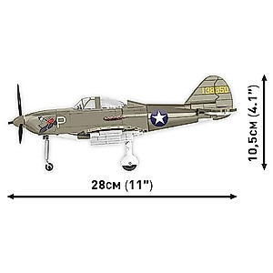 COBI Historical Collection WWII Bell® P-39D AIRACOBRA® Aircraft
