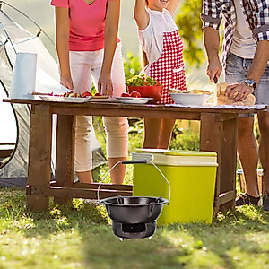 DOITOOL Camping Accessories Charcoal Grills Carbon Stove Mini Bbq Stove Camping Stove Barbecue Grilling Stove Portable Charcoal Cooker Outdoor Camping Grill Barbecue Smoker Grill Bbq Grill