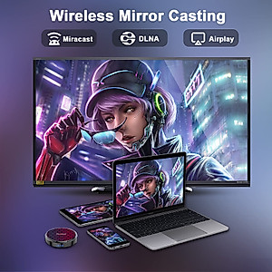 Android TV Box 12.0 RK3318 2GB 16GB TV Box Support HLG Mode 3D 4K Resolution and HDR10 Android Box with 2.4G 5G WiFi BT4.0 with Backlit Keyboard 1