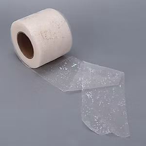 Tulle Fabric Roll, 25 Yards Glitter Tulle 6cm Width Sparkling Tulle Spool Ribbon Sequin Tulle Netting Fabric for Tutu Skirts Gift Wrap Bridal Decorations DIY Craft(Beige)