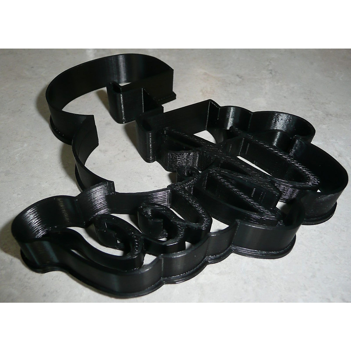 NUMBER THREE 3 WITH WORD BIRTHDAY ANNIVERSARY PARTY AGE DETAILED COOKIE CUTTER MADE IN USA PR2404