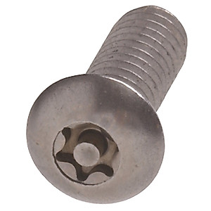 The Hillman Group 45757 1/4-20-Inch x 1/2-Inch Star Drive Button Head Machine Security Screw, Stainless Steel