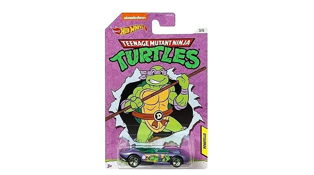 Hot Wheels TMNT Complete Set of 5 Vehicles - Ninja Turtles Toys