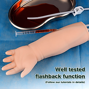 Ultrassist Pediatric IV Simulation Arm Kit, Pediatric IV and Phlebotomy Practice Kit for IV Training, Venipuncture Skills, Injection Practice, Clinical Nursing Training