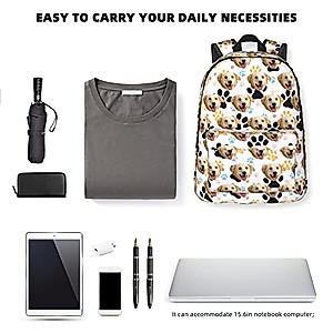 WAYABO Custom Backpack Personalized Face/Text/Photo Casual Backpack Women Man Unisex (Style-4)