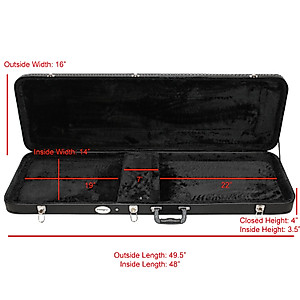 ChromaCast CC-BHC Bass Guitar Hard Case Black