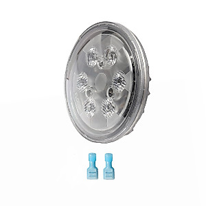 AGP.1978 Round 18W Agriculture LED Work Light,Par 36 LED Light Replace 4410, 4411 Sealed Beam, Tractor LED Lamp Compatible with Allis Chalmers Ford International John Deere Case Tractor Flood 12V