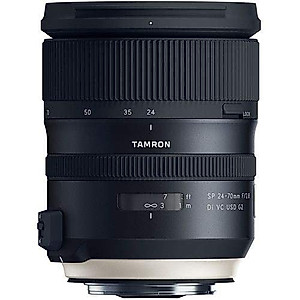 Tamron SP 24-70mm f/2.8 Di VC USD G2 Zoom Lens for Canon EF DSLR Cameras (Tamron 6 Year USA Warranty) with Advanced Accessory and Travel Bundle (AFA032C-700) | Canon 24-70mm f2.8 Lens