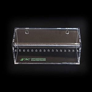 J&J Ortho Orthodontic Elastic Power Chain Dispenser Reel Box with Lid