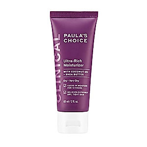 Paula's Choice CLINICAL Ultra-Rich Face Moisturizer with Jojoba, Coconut Oil & Shea Butter, Redness-Prone, Dry, Sensitive Skin, 2 Ounce