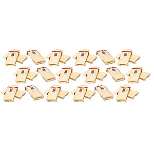 Barking Buddha Beef Cheek Slices - Extra Thick - All Natural - No Additives Gluten Free - Premium Dog Chews | Small 5" - 6" | 30 Pack